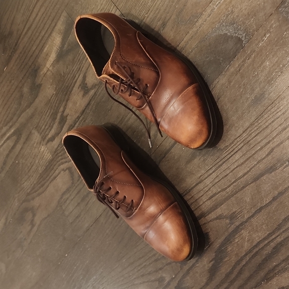 Zara | Shoes | Zara Mess Dress Shoesbrown Leather | Poshmark